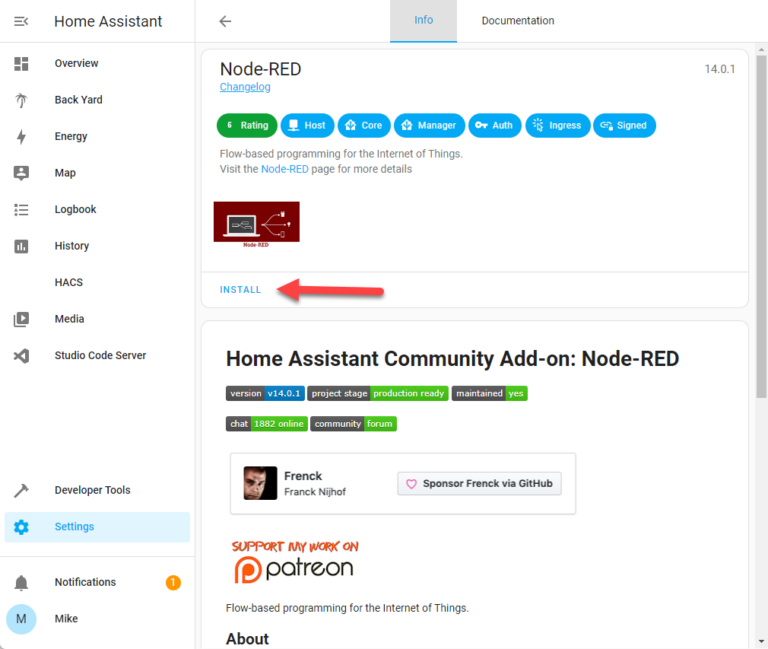 Getting Started with Home Assistant and Node-RED — Mike Hillyer's ...