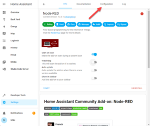 Getting Started with Home Assistant and Node-RED — Mike Hillyer's Personal Webspace